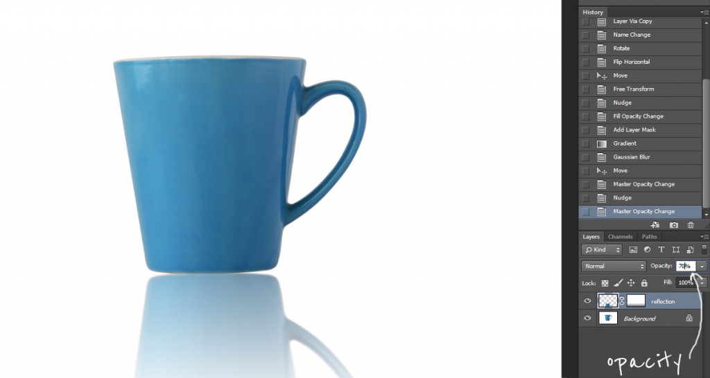 How to Create a Reflection Effect to your Product Images