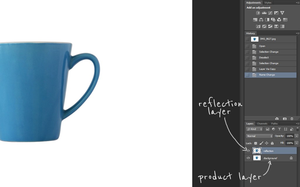How to Create a Reflection Effect to your Product Images