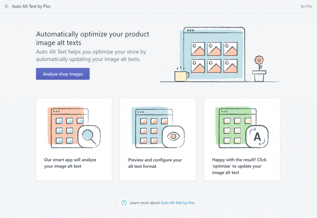 Automatically Add Alt Text to Your Shopify Listings - Pixc